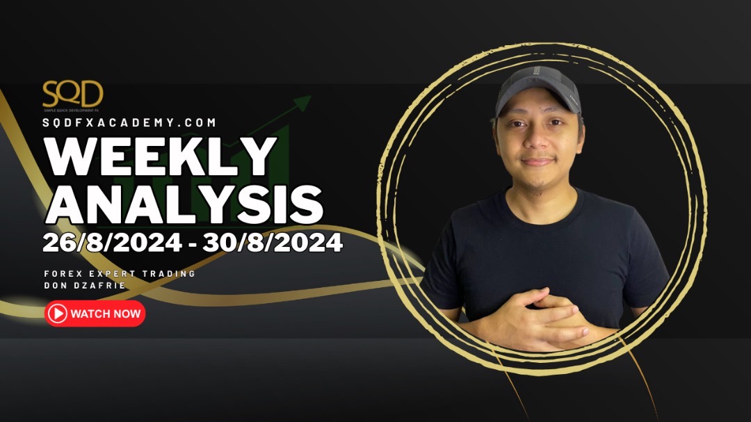 Forex Weekly Analysis 26 Ogos - 30 Ogos 2024 | SQD Academy